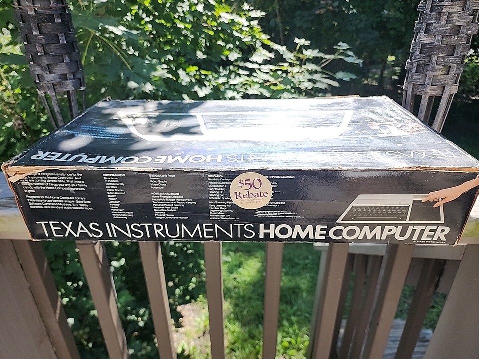 Vintage Texas Instruments TI-99/4A Home Computer New Old Stock 1983 SN ...