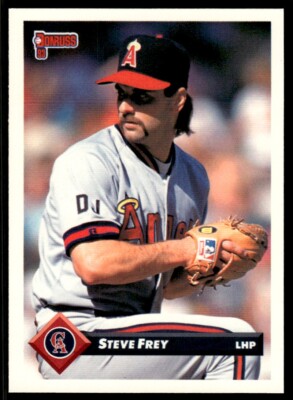 1993 Donruss Baseball Card Steve Frey California Angels #533 | eBay