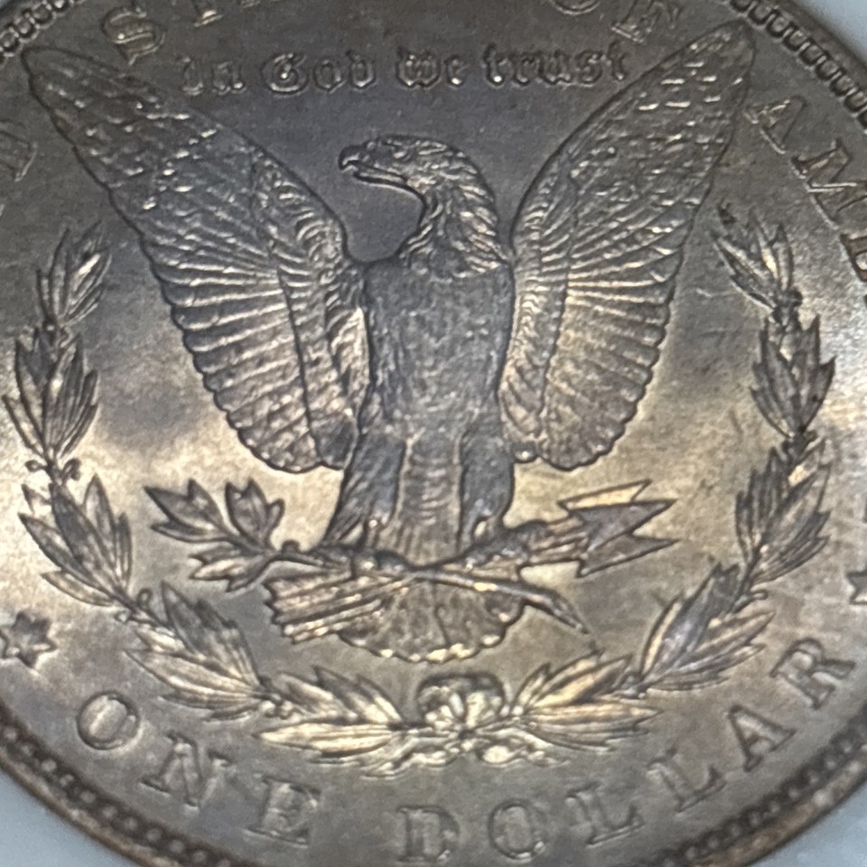 1896 Morgan Dollar 100% Toned GEM QU BU. Brilliant Uncirculated | eBay