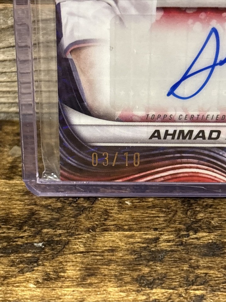 🔥 2024-25 Bowmans Best U Prospect Relic Autograph Black Ahmad Nowell ...