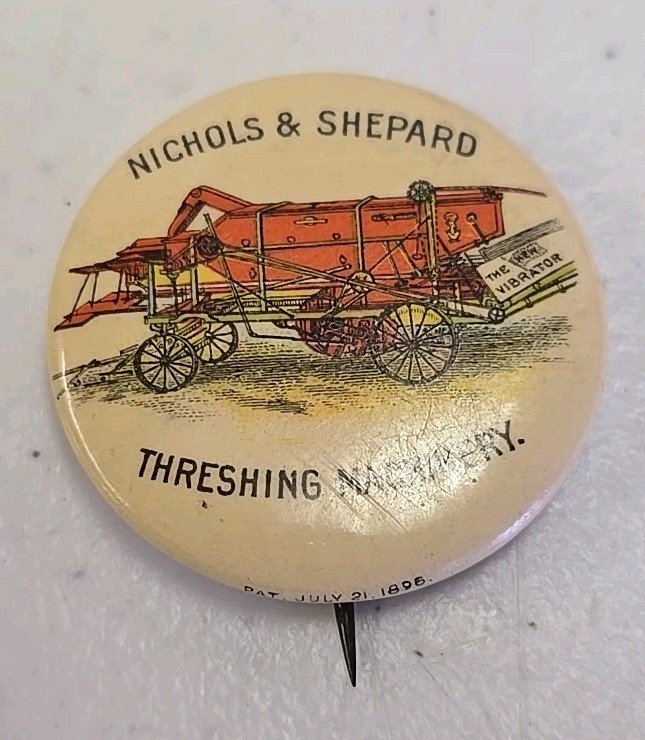 Antique Nichols & Shepard Threshing Machinery Advertising Celluloid ...