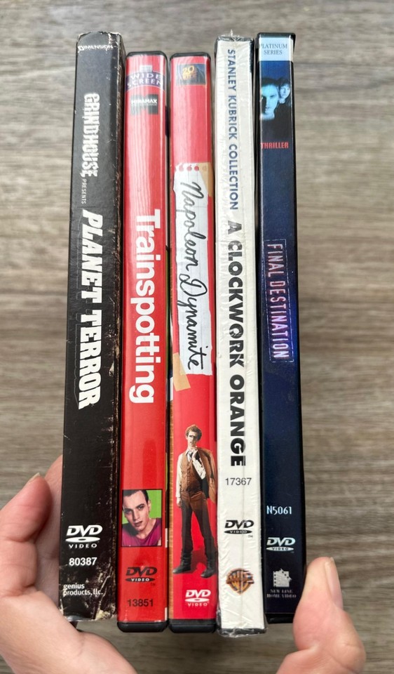 DVD Movie Lot (5) – Napoleon Dynamite, Final Destination, Planet Terror ...