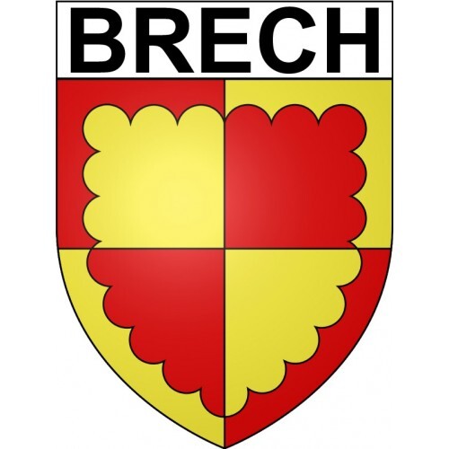 Brech 56 ville Stickers blason autocollant adhésif | eBay