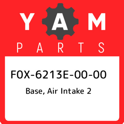 F0X-6213E-00-00 Yamaha Base, air intake 2 F0X6213E0000, New Genuine OEM ...