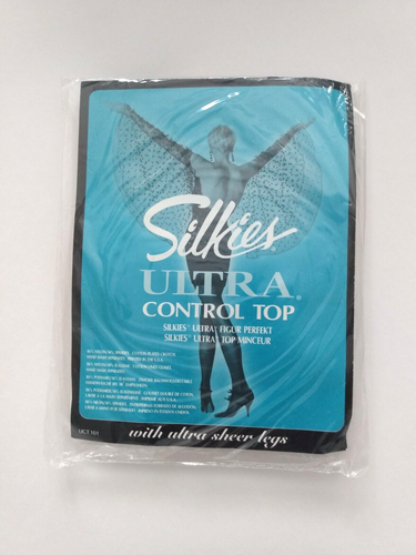 Silkies Ultra Control Top Pantyhose Small Nude Natural 34-36 USA | eBay