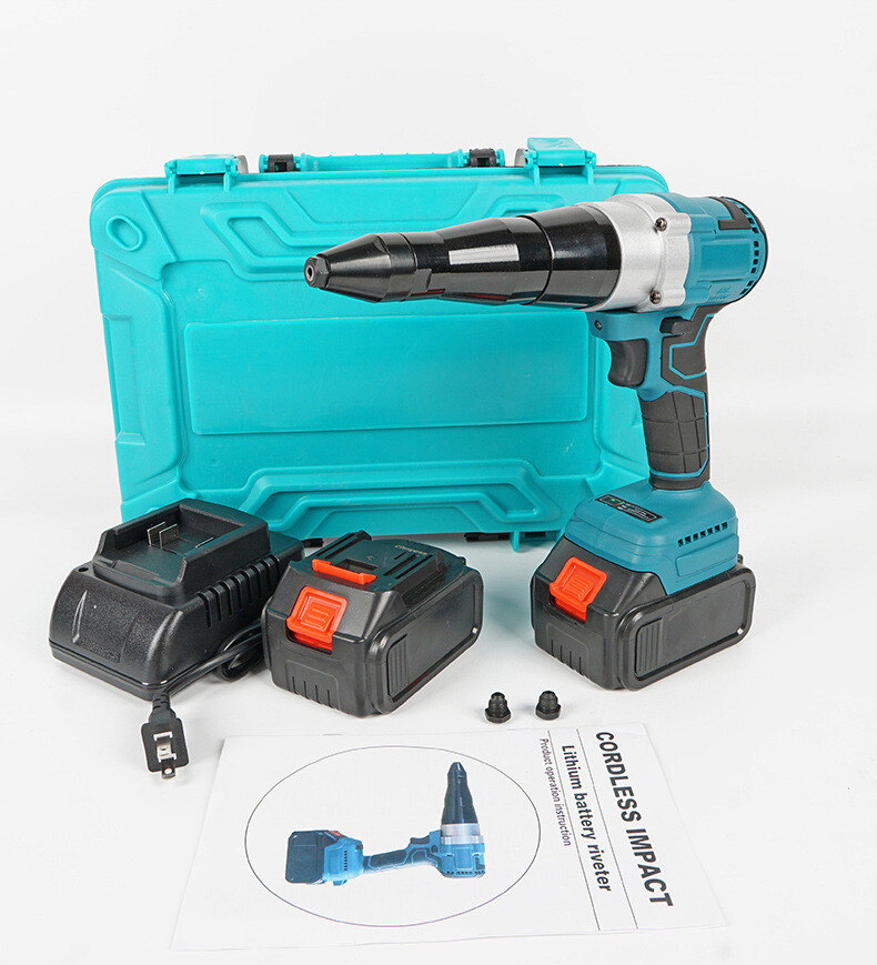 Electric Brushess Blind Pop Rivet Gun Tool Cordless Blind Riveter w ...