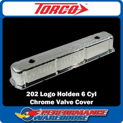 202 Logo Holden 6 Cyl 161 179 186 202 Red Blue Motor Chrome Steel ...