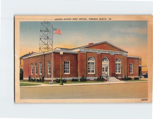 Postcard United States Post Office Virginia Beach Virginia USA | eBay