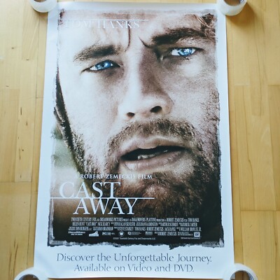 2000 Movie Poster Cast Away Video Store Release | eBay