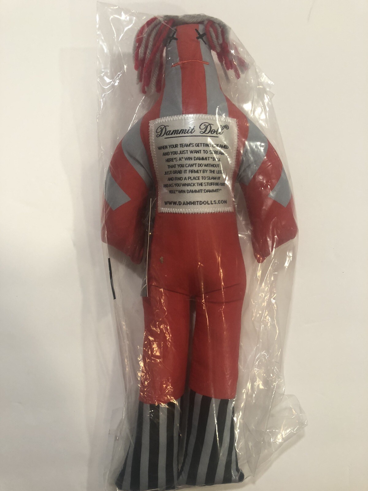 New Dammit Doll Plush Red & Silver& Black Stress Relief Limited Edition ...
