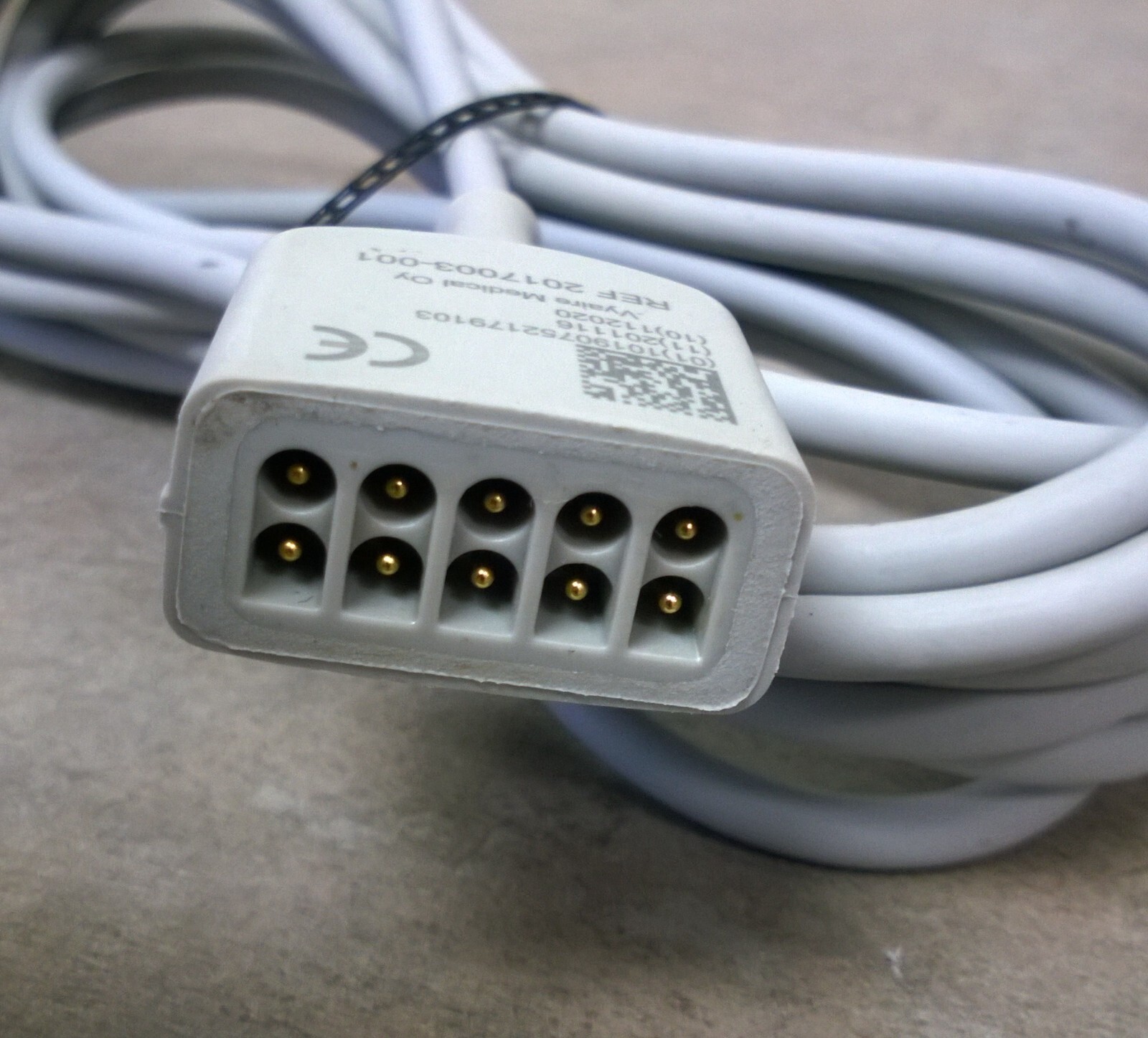 Lot of 6 GE Vyaire 2017003-001 Multi-Link 5 Lead ECG Clip Trunk Cable ...