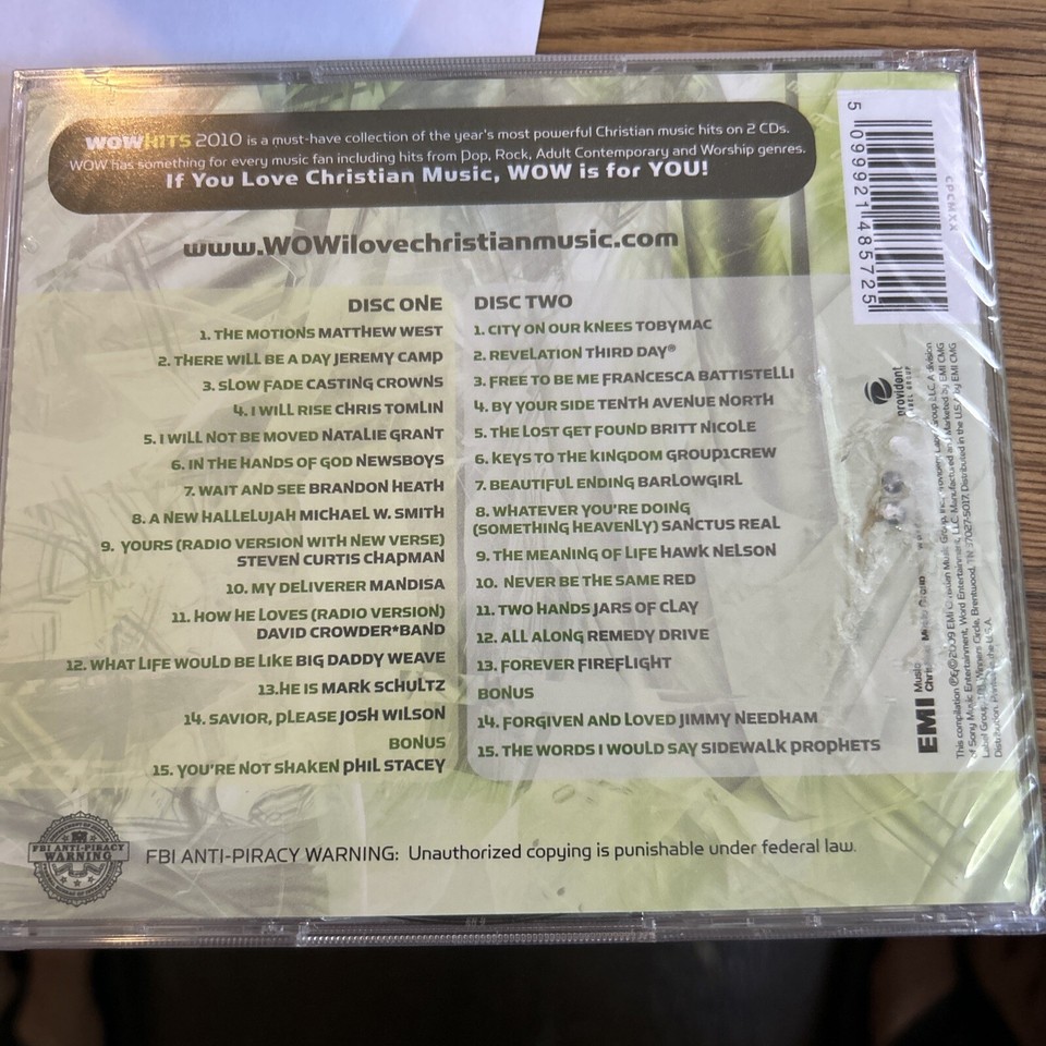 WOW Hits 2010 Various Christian Artists CD NEW | eBay