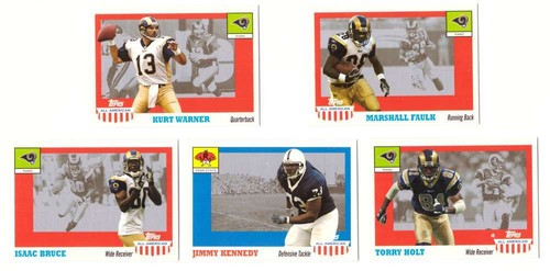 2003 Topps All American Football (w/SP's) - ST. LOUIS RAMS | eBay