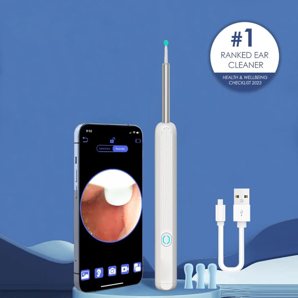 NEW LED Ear Wax Cleaner Ear Camera Otoscope with Light Cleaner Removal ...