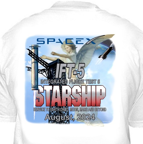 Spacex Starship IFT-5 – Integrated Flight Test 5 T-Shirt | eBay
