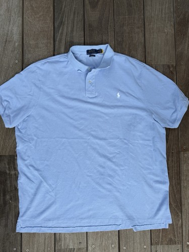 Men's Polo Ralph Lauren 2XL Powder Blue Short Sleeve Polo | eBay