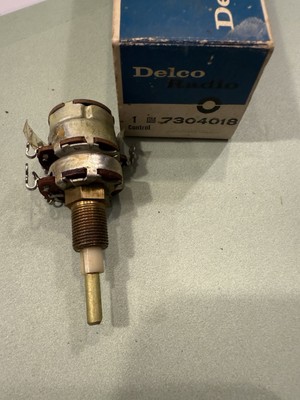 Delco Radio GM Control Potentiometer 1950’s 1960’s Car Radio 1 Control ...