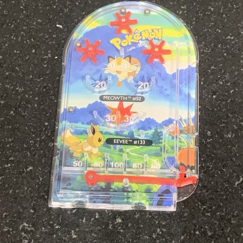 VTG 2000 Pokemon 4” Mini Pinball Game Lot Of 3 Meowth, Bulbasaur ...