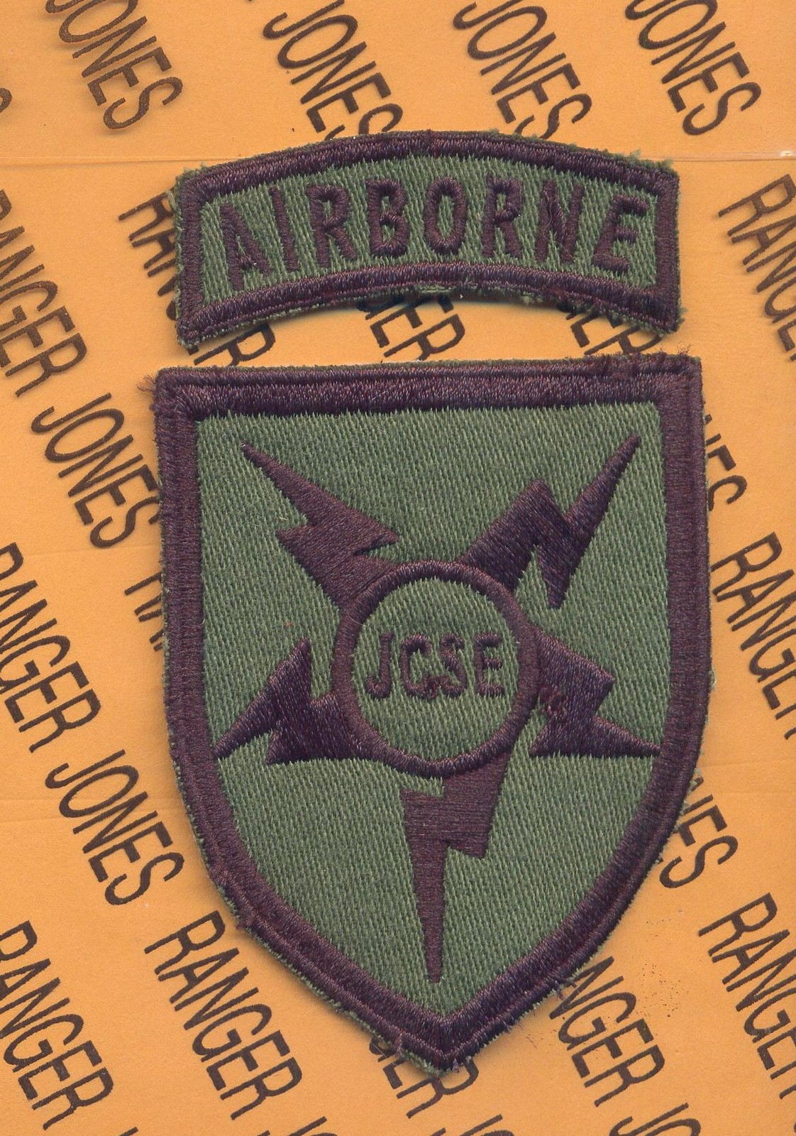 US Army JCSE Joint Communications Support Element Airborne SOCOM patch ...