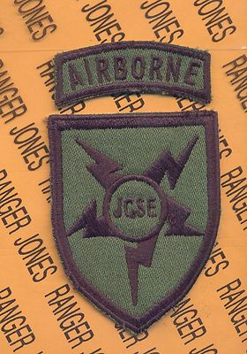 US Army JCSE Joint Communications Support Element Airborne SOCOM patch ...
