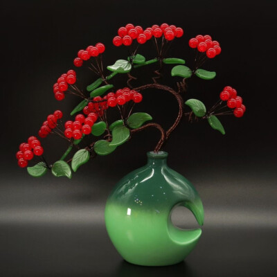 Exquisite crystal Good Luck Tree With Base Unique Gift Decor Home | eBay