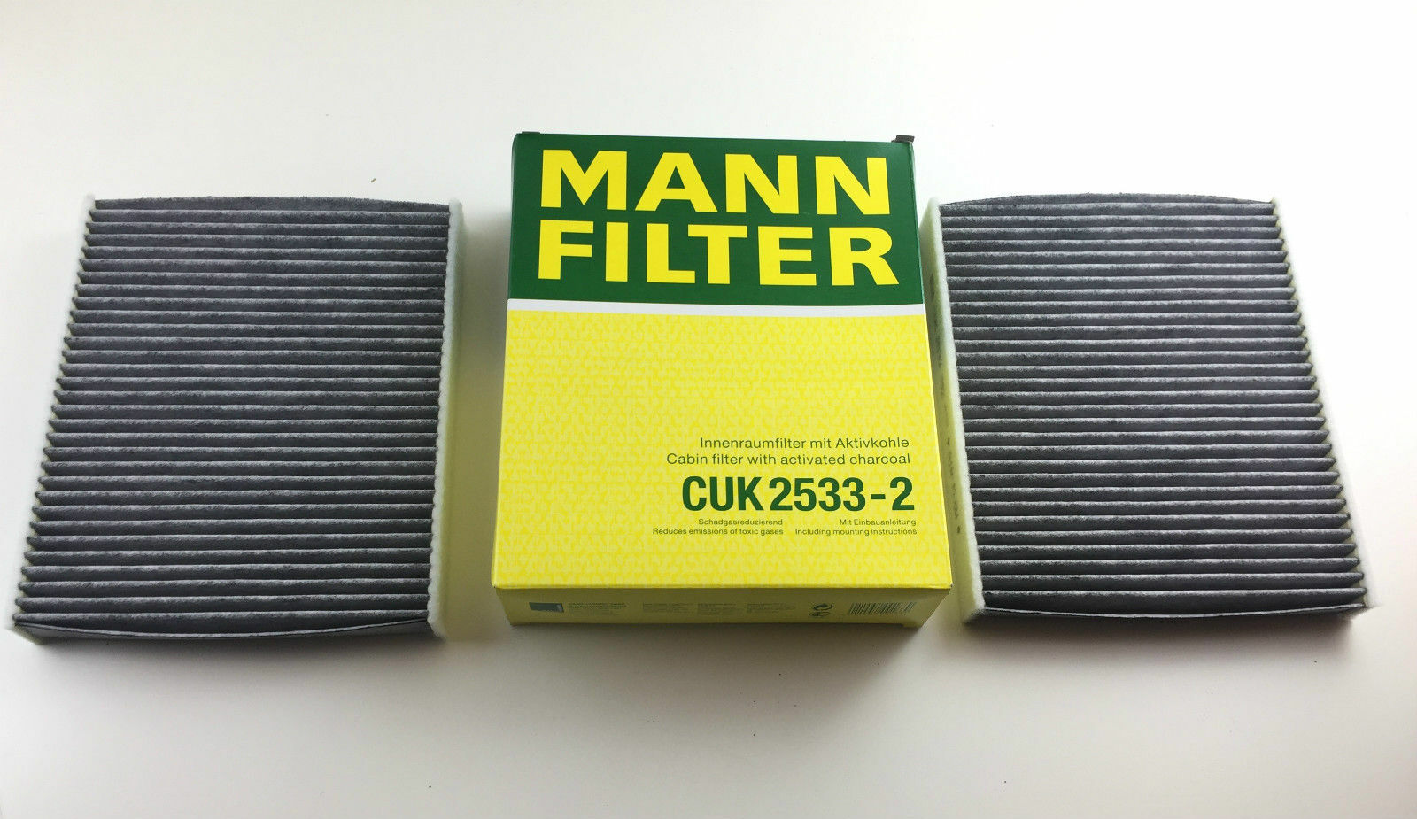MANN CUK2533-2 Cabin Filter for sale online | eBay