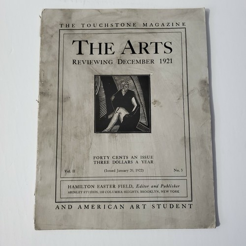Touchstone Magazine The Arts 1921 American Art Student Galleries ...