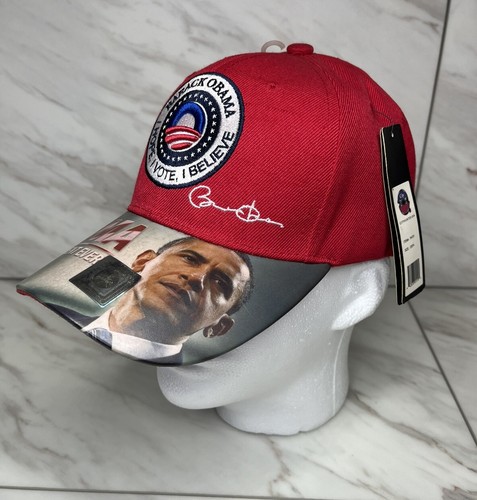 Barack Obama Mens Red Graphic Adjustable Hat Cap Baseball | eBay
