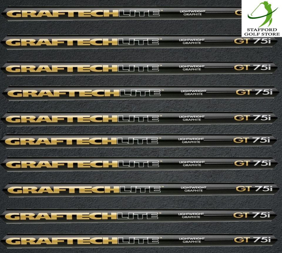 Graftech Lite Graphite Iron Shafts Set .370" Parallel Tip Combo Flex R ...