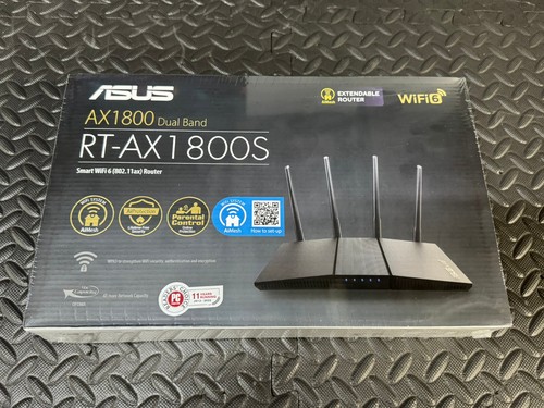 ASUS AX1800 Dual Band WiFi 6 Router - Black for sale online | eBay