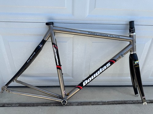 Douglas Precision Plus 54cm Titanium Road Bike Frame Carbon Stays & Carbon Fork | eBay