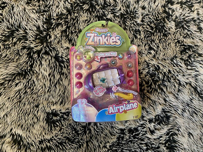 NEW SEALED SQUINKIES ZINKIES AIRPLANE SET FIGURES PETS 12 PCS BLIP NIB ...