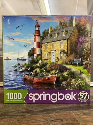 BRAND NEW-SEALED, THE COTTAGE LIGHTHOUSE 1000 pcs Jigsaw Puzzle | eBay