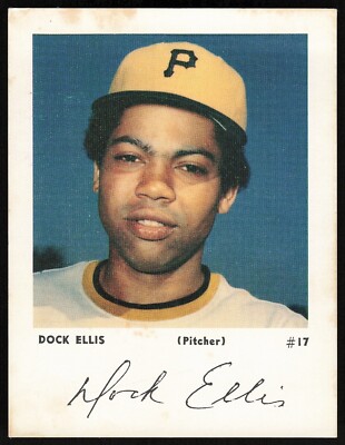 1971 Pittsburgh Pirates "Autograph Cards" Series A -#17 DOCK ELLIS | eBay