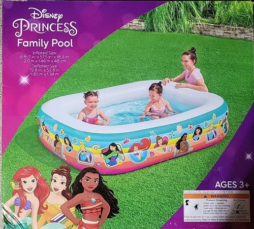 Disney Princess Inflatable 119 Gallon Family Pool for Ages 3+ | eBay