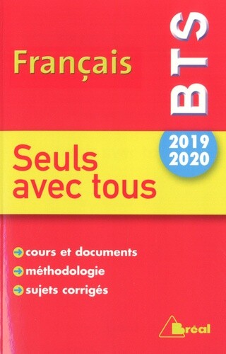 BTS 2019/2020 - Francais, seuls avec tous, COLLECTIF | eBay