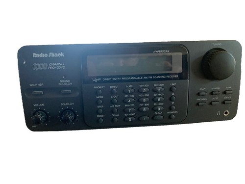 Radio Shack Pro-2042 1000 Channel Scanner Made In Japan | eBay