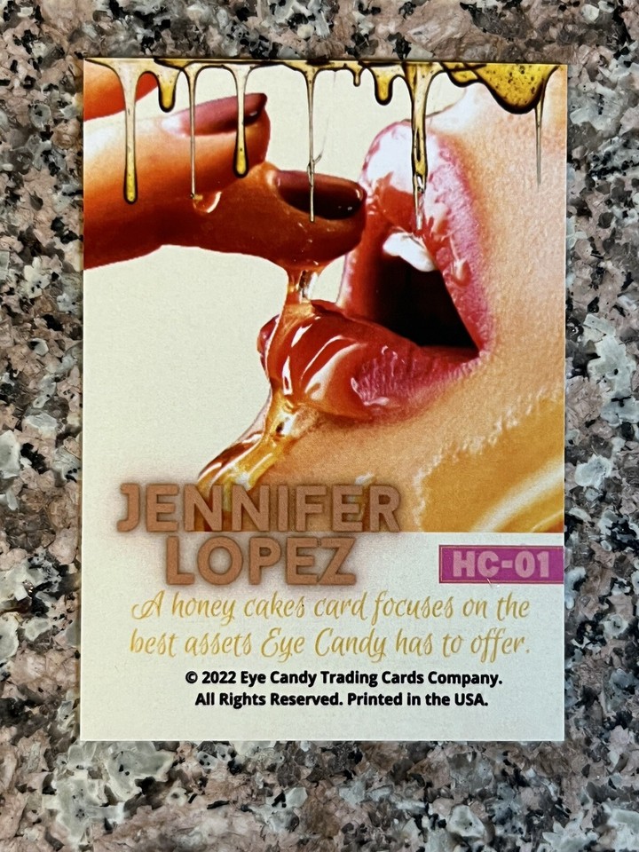 Jennifer Lopez Eye Candy Trading Card | eBay