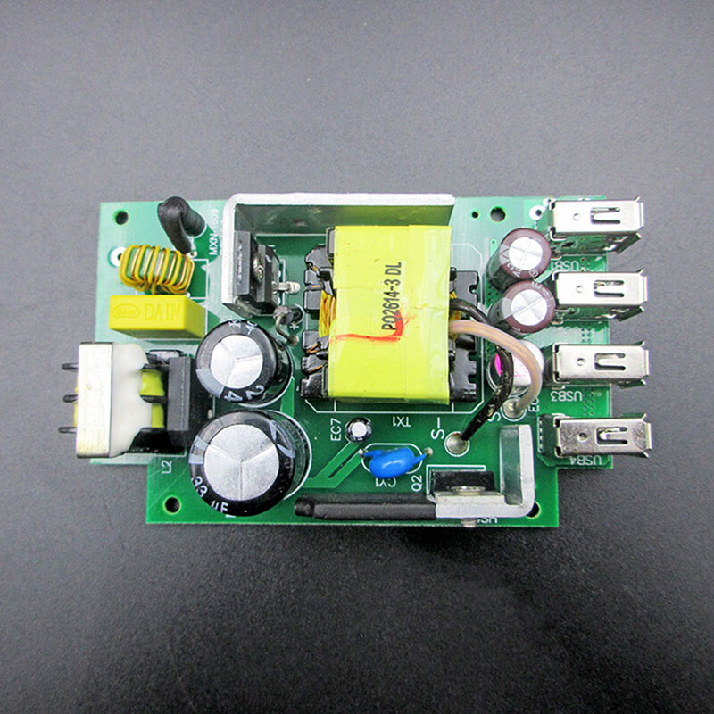 5V6A 4 Port USB Socket Output Mobile Phone Charging Board Power Adapter ...