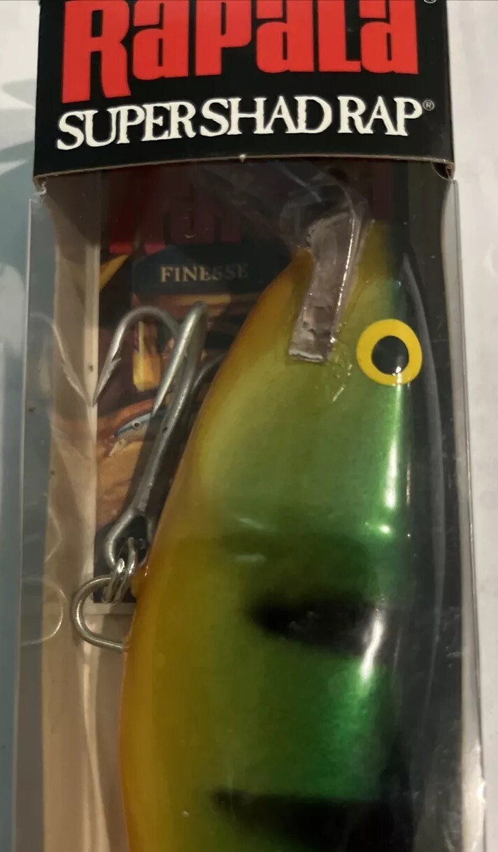Rapala Super Shad Rap SSR14 P Perch NOS Balsa Wood Floating Diving ...