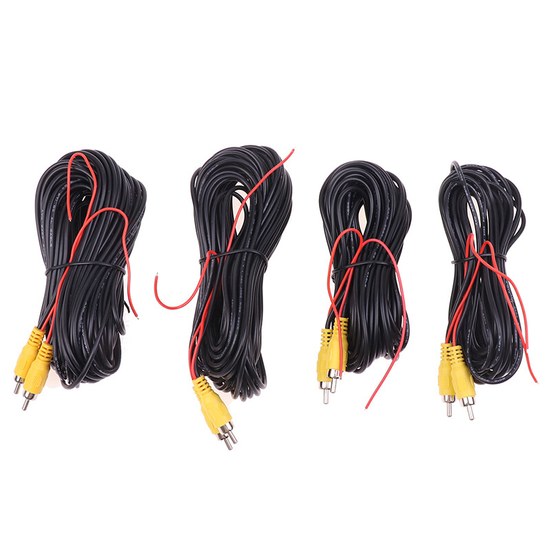 RCA Cables Auto Backup Camera For Car Reverse Rear View Parking Monitor ...