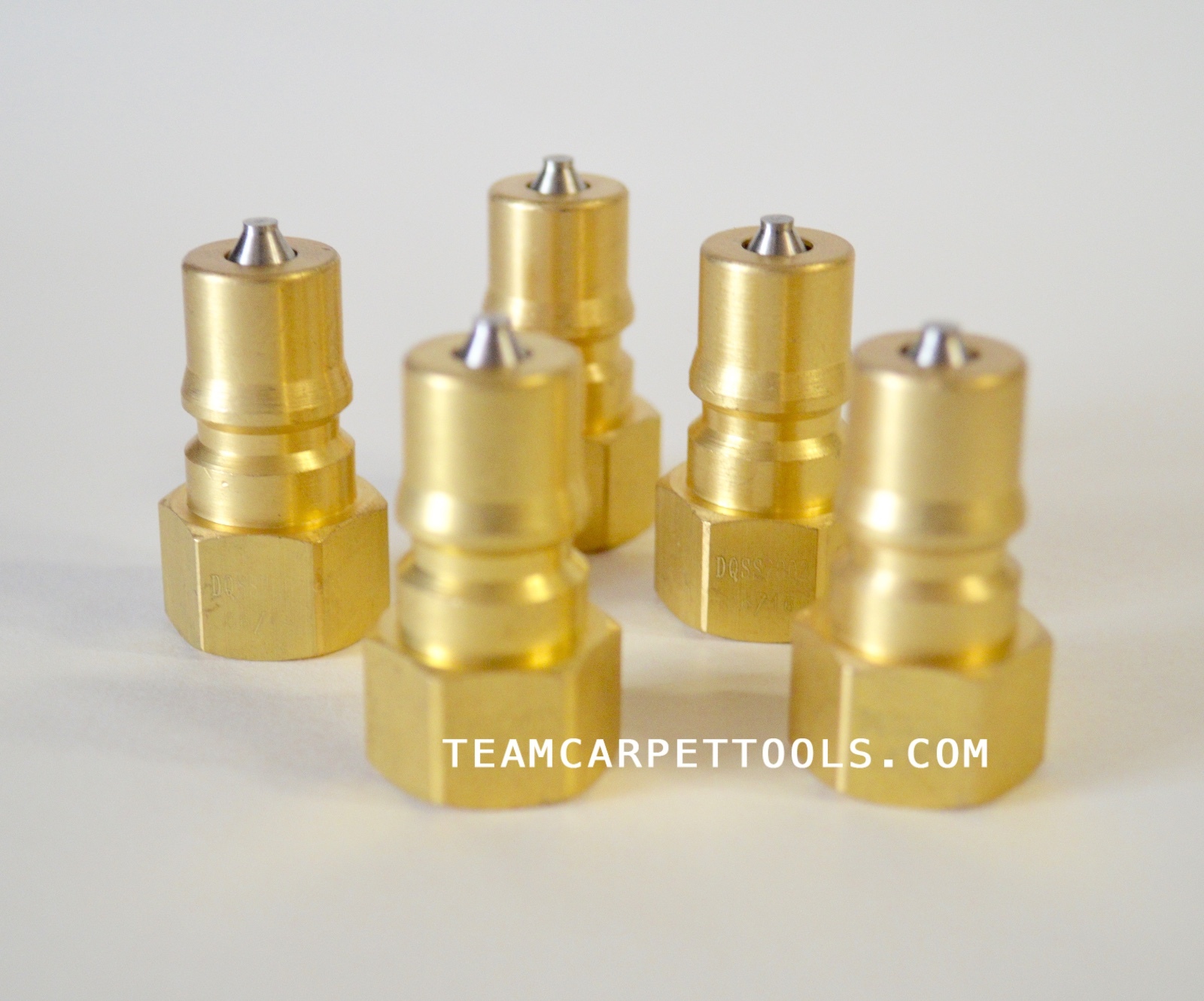 Male Quick Connect/Disconnect (QD) 1/4" SS Poppet Carpet Cleaning Wand ...