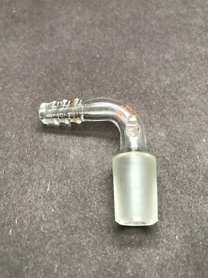 SGA Glass 14/20 Bent 90° Angle Hose Connection Adapter w/ Hooks B | eBay
