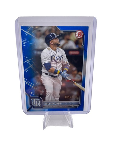 2022 Topps Bowman Nelson Cruz Paper Blue Parallel SP 009/150 | eBay