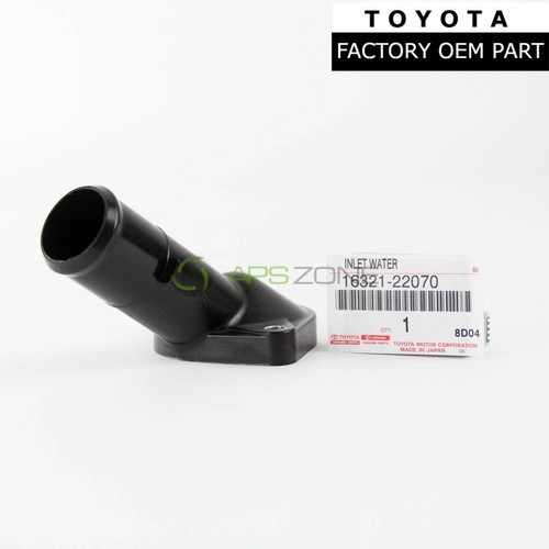 GENUINE TOYOTA COROLLA MR2 CELICA WATER INLET THERMOSTAT HOUSING OEM ...