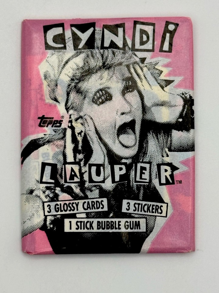 1985 Topps Cyndi Lauper Trading Cards One Factory Sealed Wax Pack | eBay
