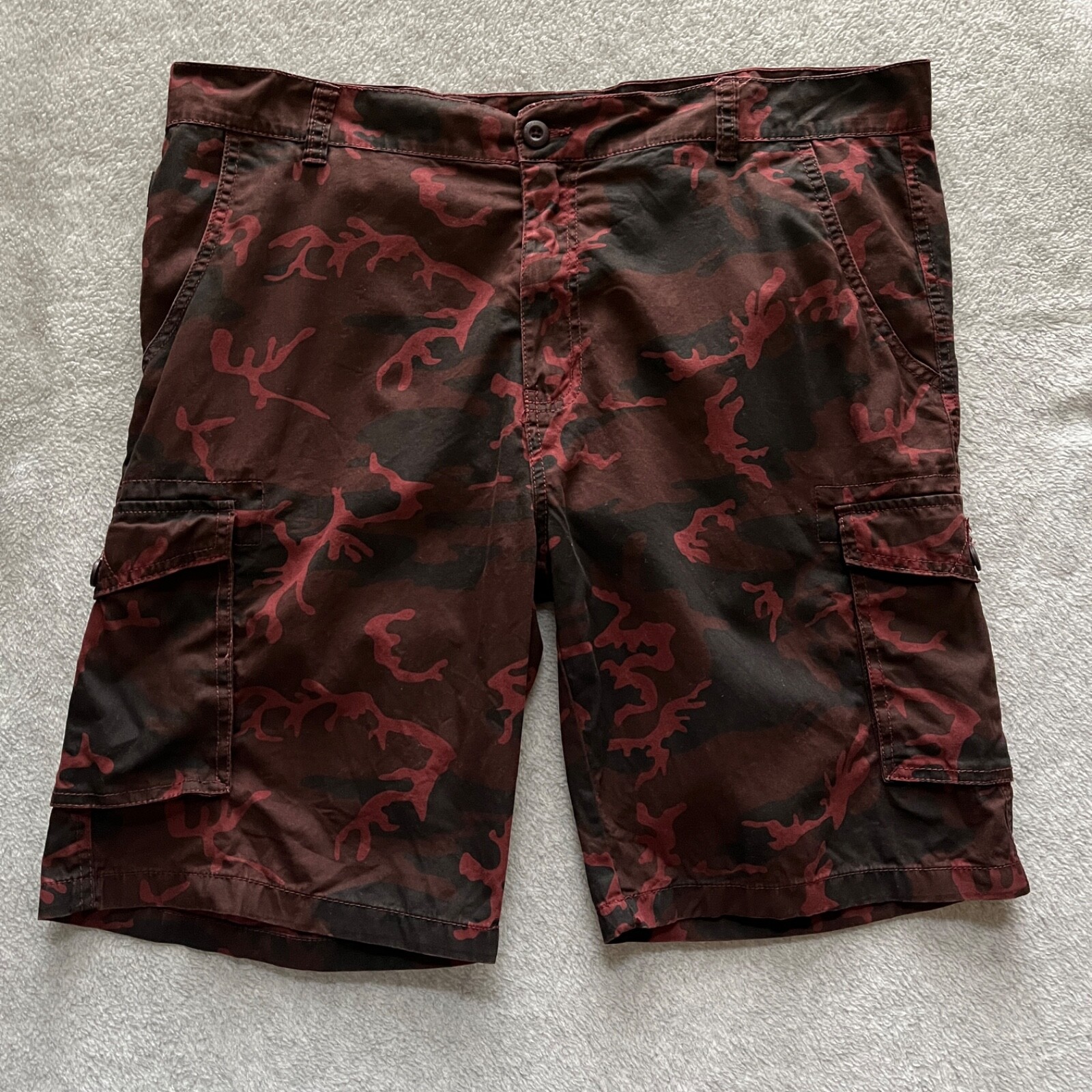 Ring Of Fire Shorts Men’s 38 Multicolor Camouflage Cargo 100% Cotton | eBay