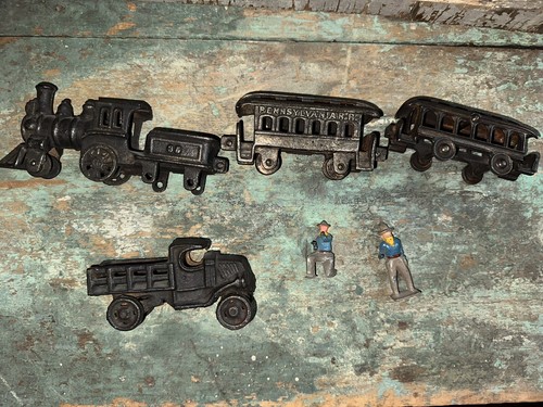 Vintage Cast Metal Train Toys | eBay