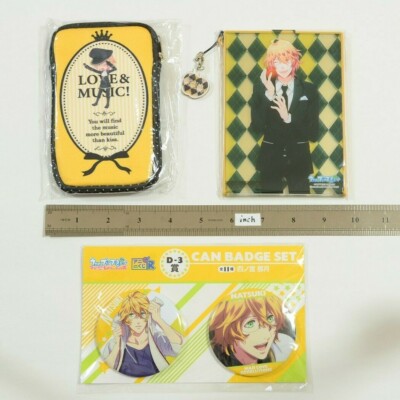 Uta no Prince sama Natsuki Shinomiya Lot Pin button Mirror Pouch Anime ...