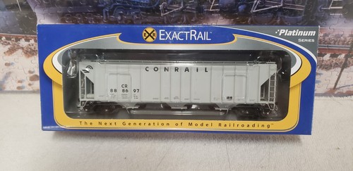 HO SCALE EXACTRAIL PLATINUM CONRAIL MAGER 4750 COVERED HOPPER NICE!!🔥🔥🔥 ...